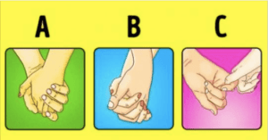 13 Gestures of holding hands with a specific indication