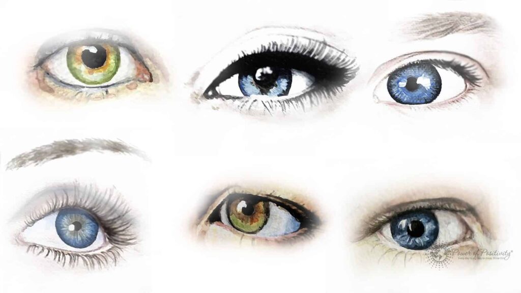 Different shape of eyes revealing about your personality
