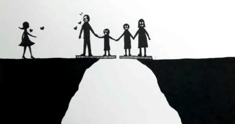 Divorce- Perfect sketch illustration