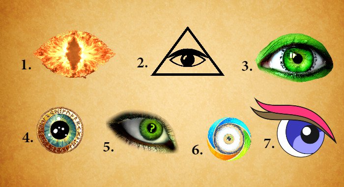 Choose An Eye And See What It Reveals About You